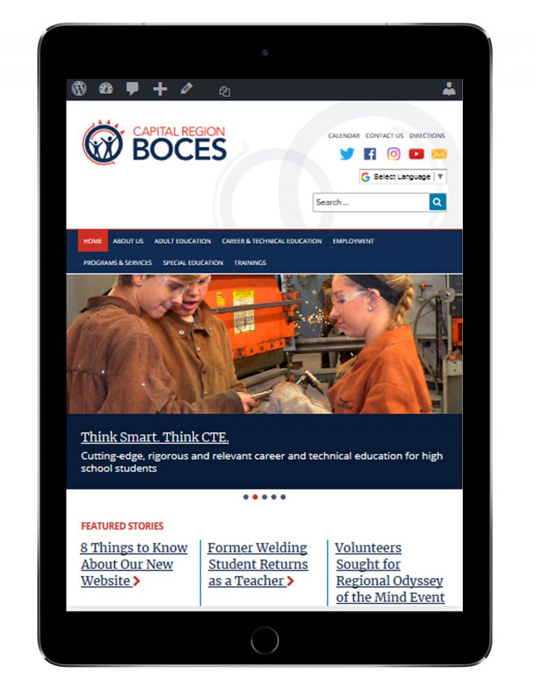8 Things to Know About Our New Website – Capital Region BOCES