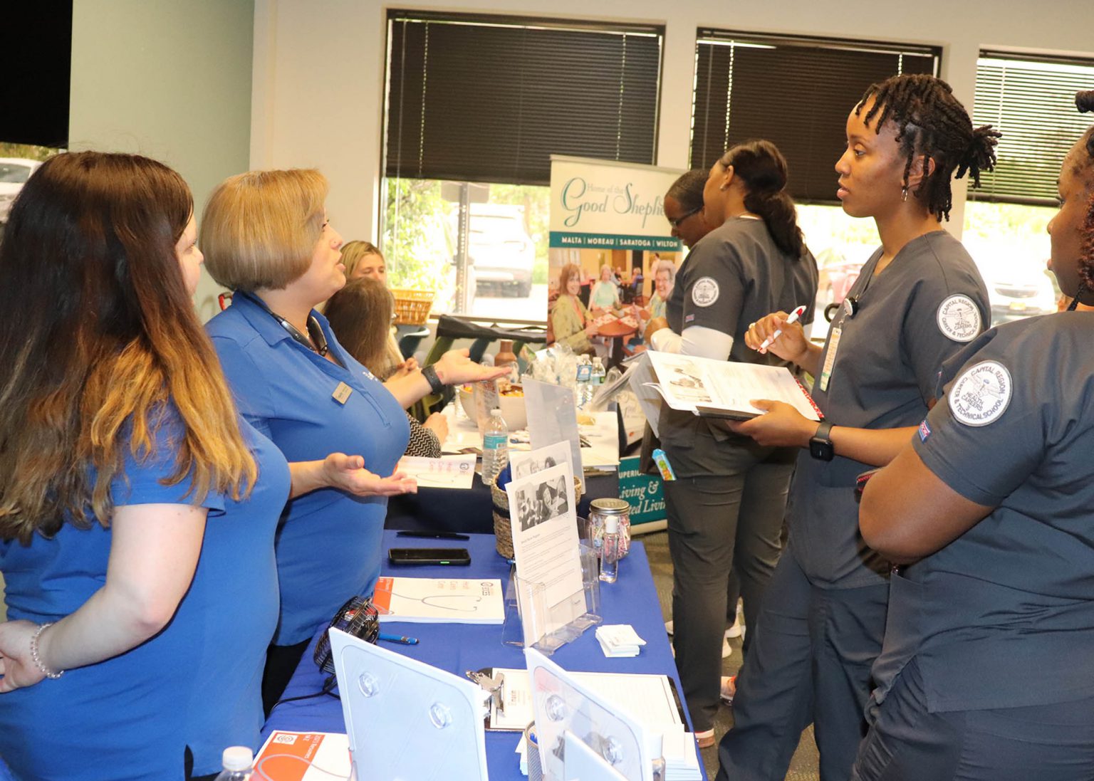 Career fair connects adult nursing students with local employers ...
