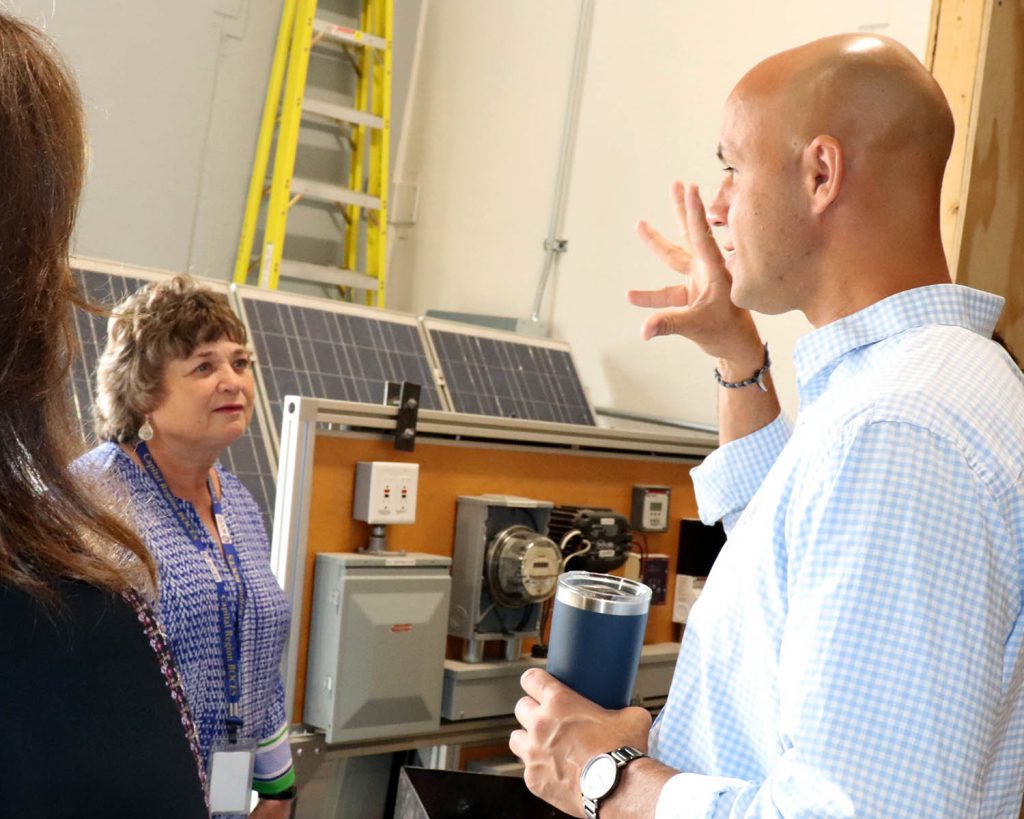 Local National Grid leadership tours Albany CTE, talks workforce ...