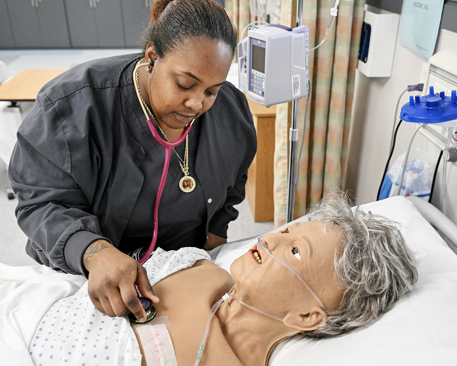 Adult Practical Nursing students praise new Simulation (Sims) Lab ...