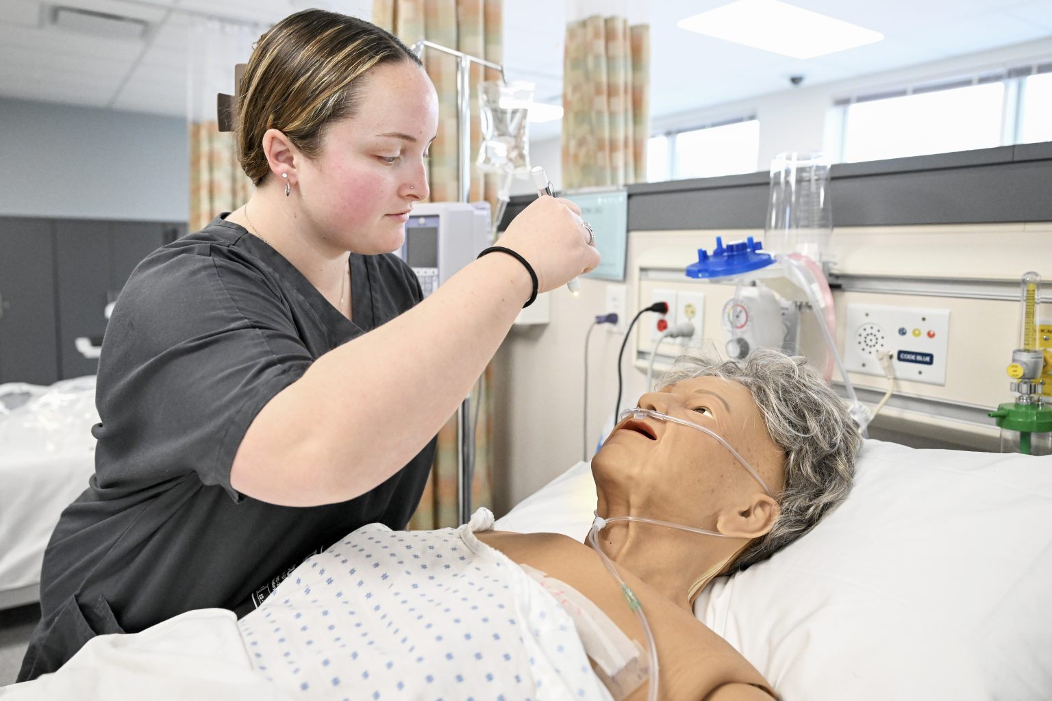 Adult Practical Nursing students praise new Simulation (Sims) Lab ...