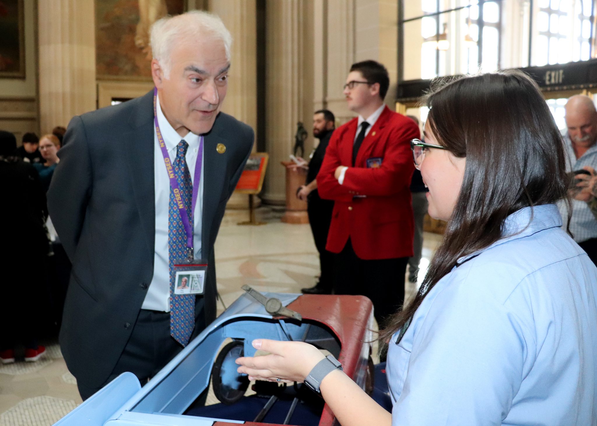 Automotive Collision Tech students detail to state education leaders how BOCES is preparing them ...